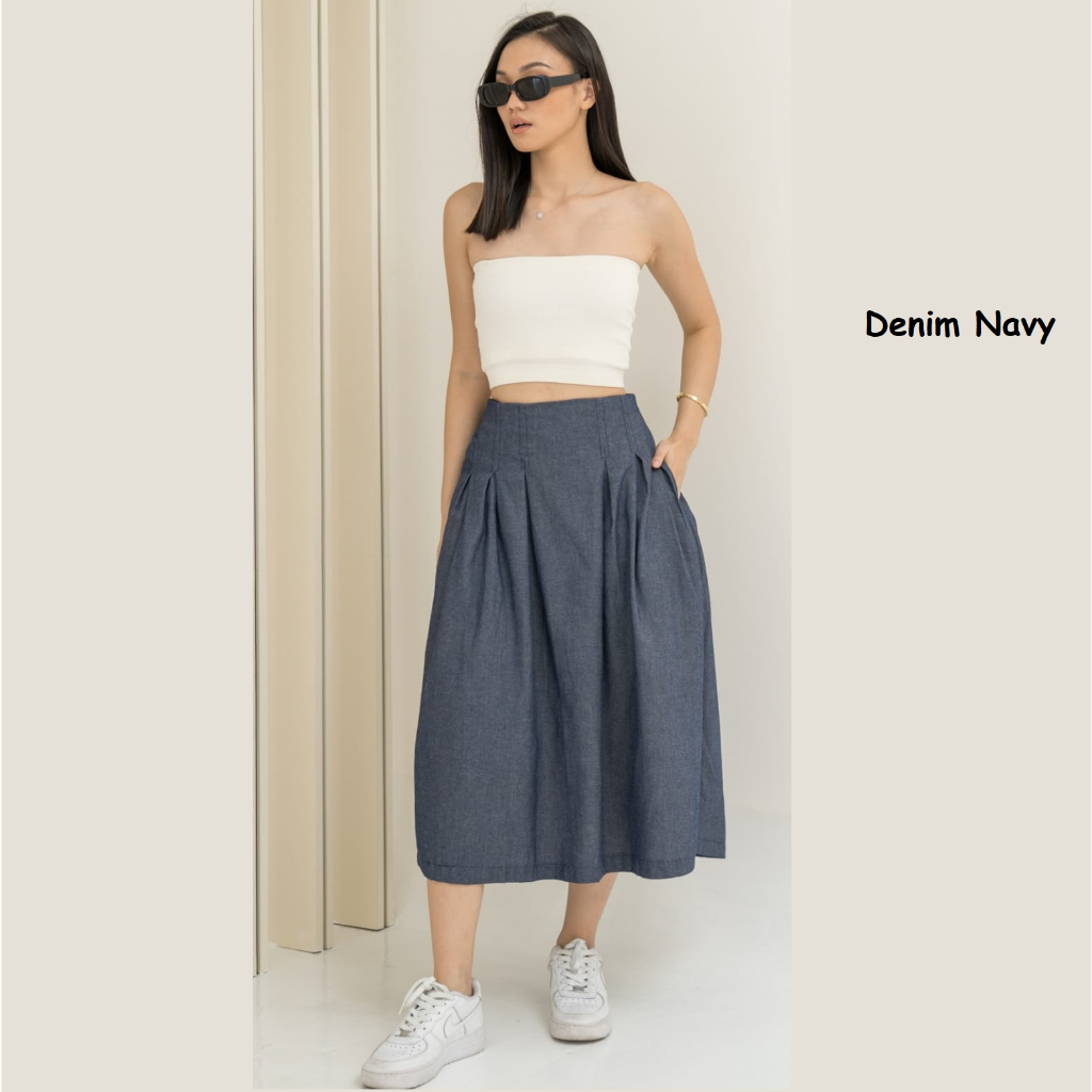 Jual Rok Linen DL1678 | Shopee Indonesia
