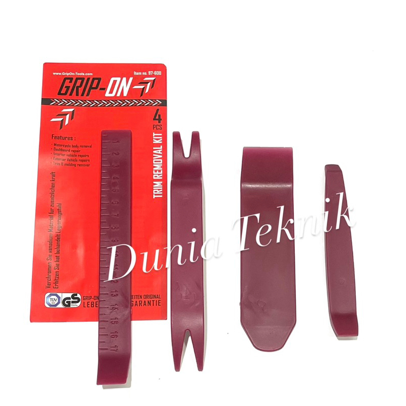 Jual GRIP-ON Trim Removal Kit Alat Congkelan Body Motor Mobil Set 4 Pcs ...