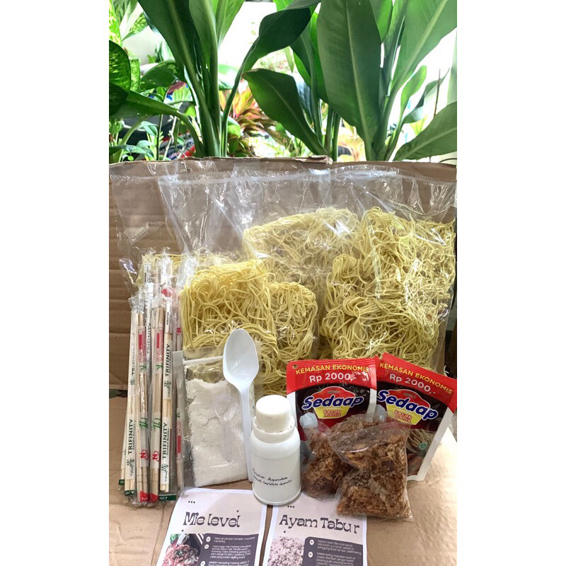 Jual 20 Porsi - Paket Bahan Baku Mie Level Kekinian Gacoan Sultan Viral ...