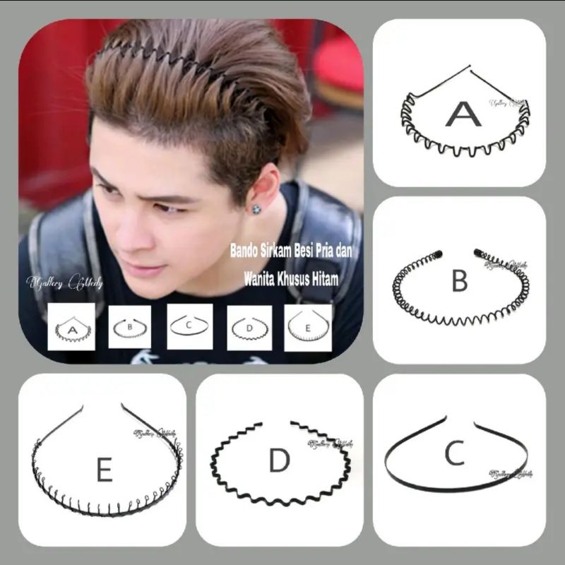 Jual Gallerymeily bando sirkam/bando spiral besi pria dan wanita ...