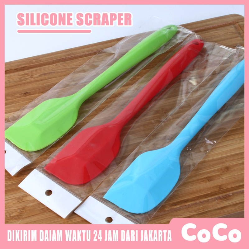 Jual 20/28CM Spatula Silikon Tahan Panas / Spatula Masak / Spatula Kue ...