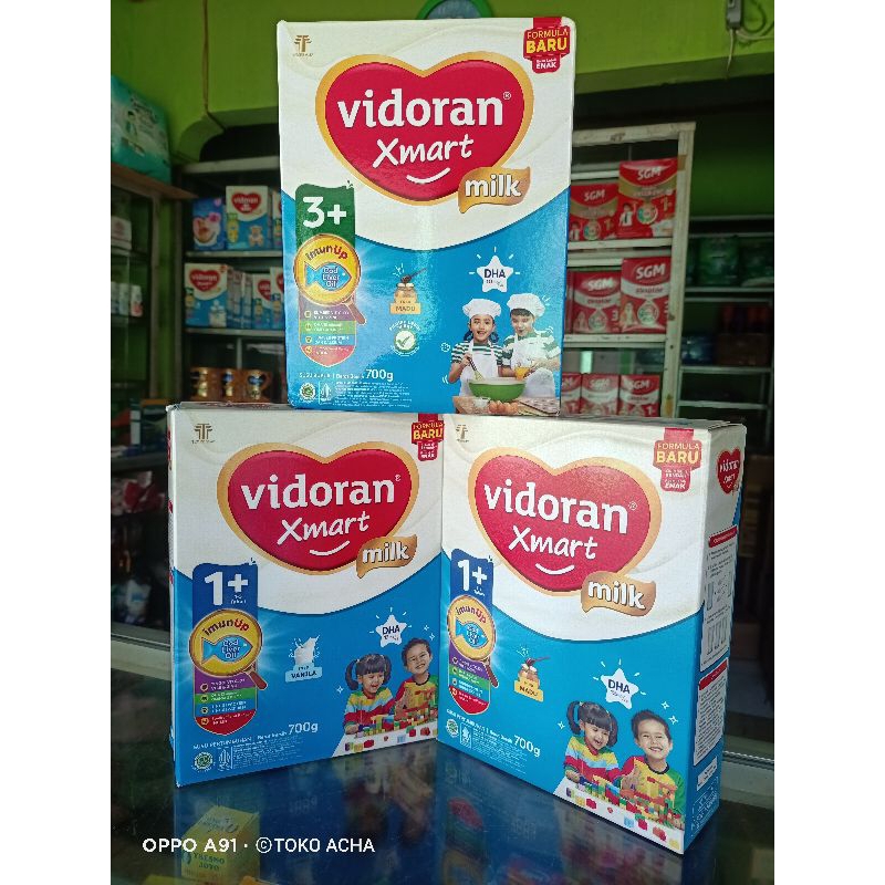 Jual vidoran Xmart 1+/3+ Susu Pertumbuhan Anak 1-3 Tahun Madu 700 g ...