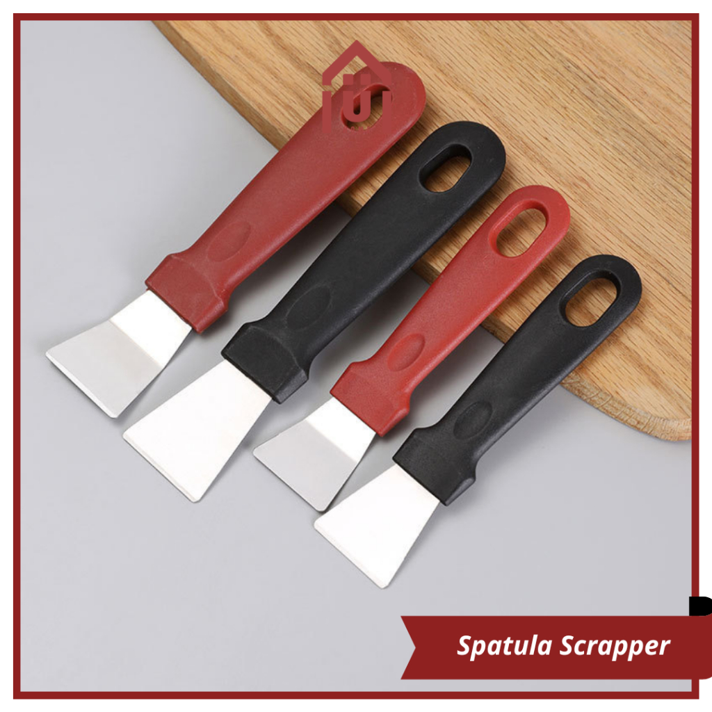 Jual UNISO - SPATULA SCRAPER STAINLESS SPATULA PENGIKIS CUTIKAN SERVING ...