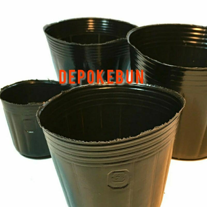 Jual Polypot 25x25 Isi 10pcs Polybag Cetak Bentuk Pot Semai Bibit ...