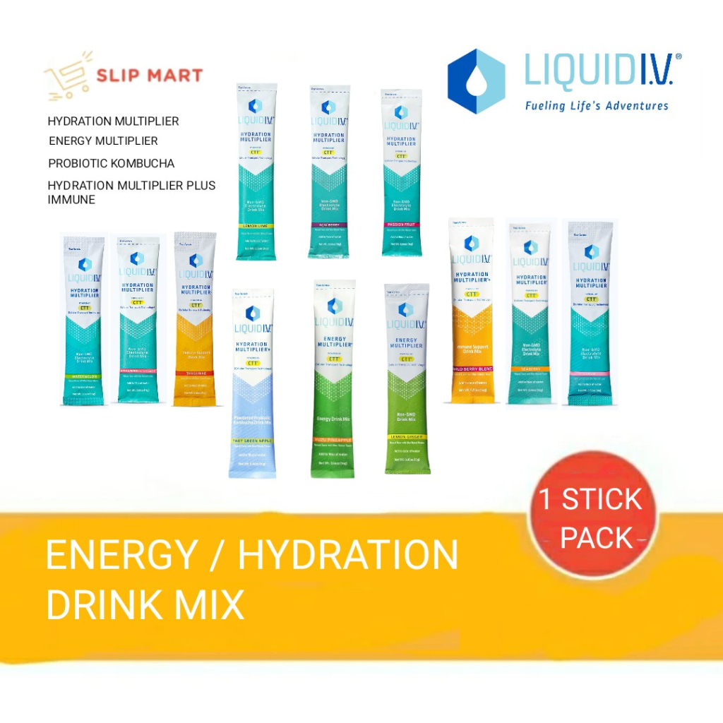 Jual Liquid IV Hydration / Energy Powder Drink Mix | Shopee Indonesia