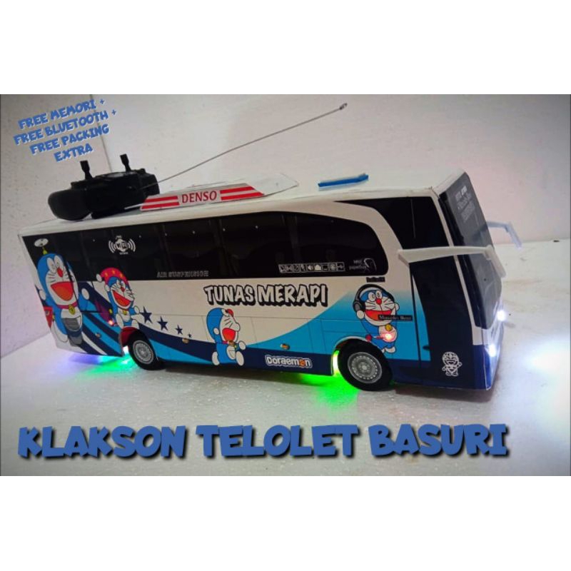 Jual MAINAN MINIATUR BUS KLAKSON TELOLET BASURI RC REMOT FULL LAMPU ...