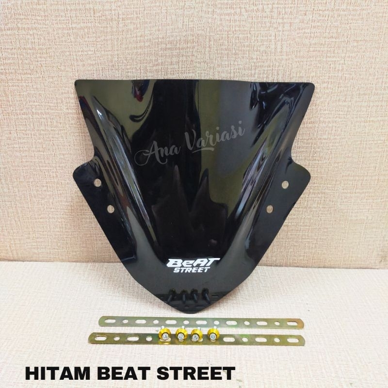 Jual Visor honda beat streat poloas visor beat street - windshield ...
