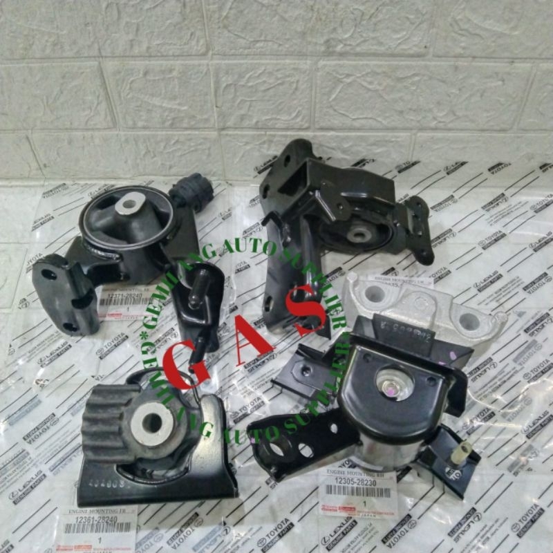 Jual Engine Mounting Set Dudukan Mesin Komplit Alphard Vellfire ANH20 ...
