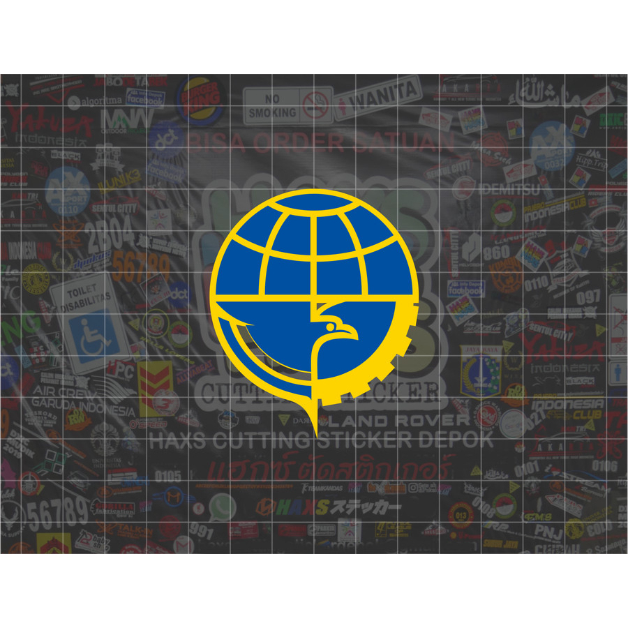 Jual Cutting Sticker Logo Dishub Ukuran 5 cm Untuk Motor Mobil | Shopee ...