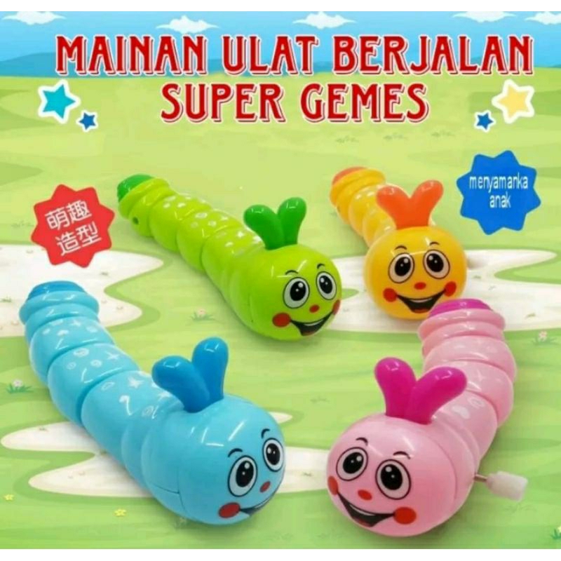 Jual Mainan Ulat Berjalan Putar Tanpa Baterai | Shopee Indonesia
