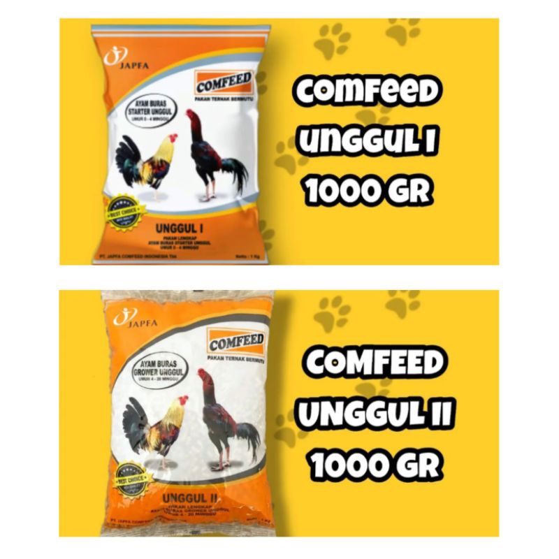 Jual Japfa Comfeed Unggul 1 dan 2 Pakan Ayam | Shopee Indonesia