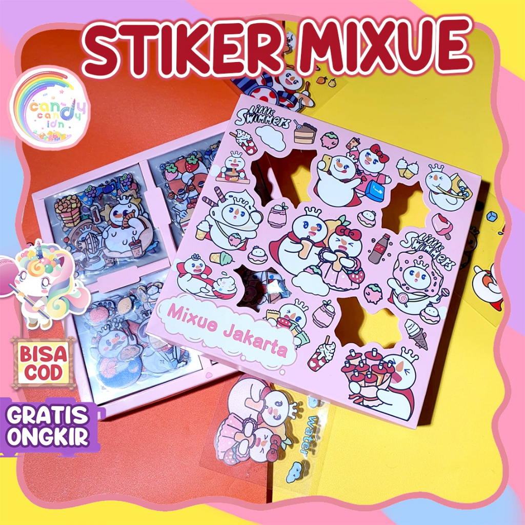 Jual Sticker Mixue 100 Lembar PET | Shopee Indonesia