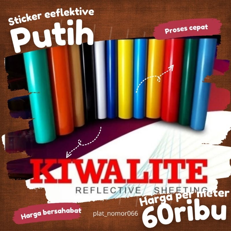 Jual sticker reflektive putih kiwalite | Shopee Indonesia
