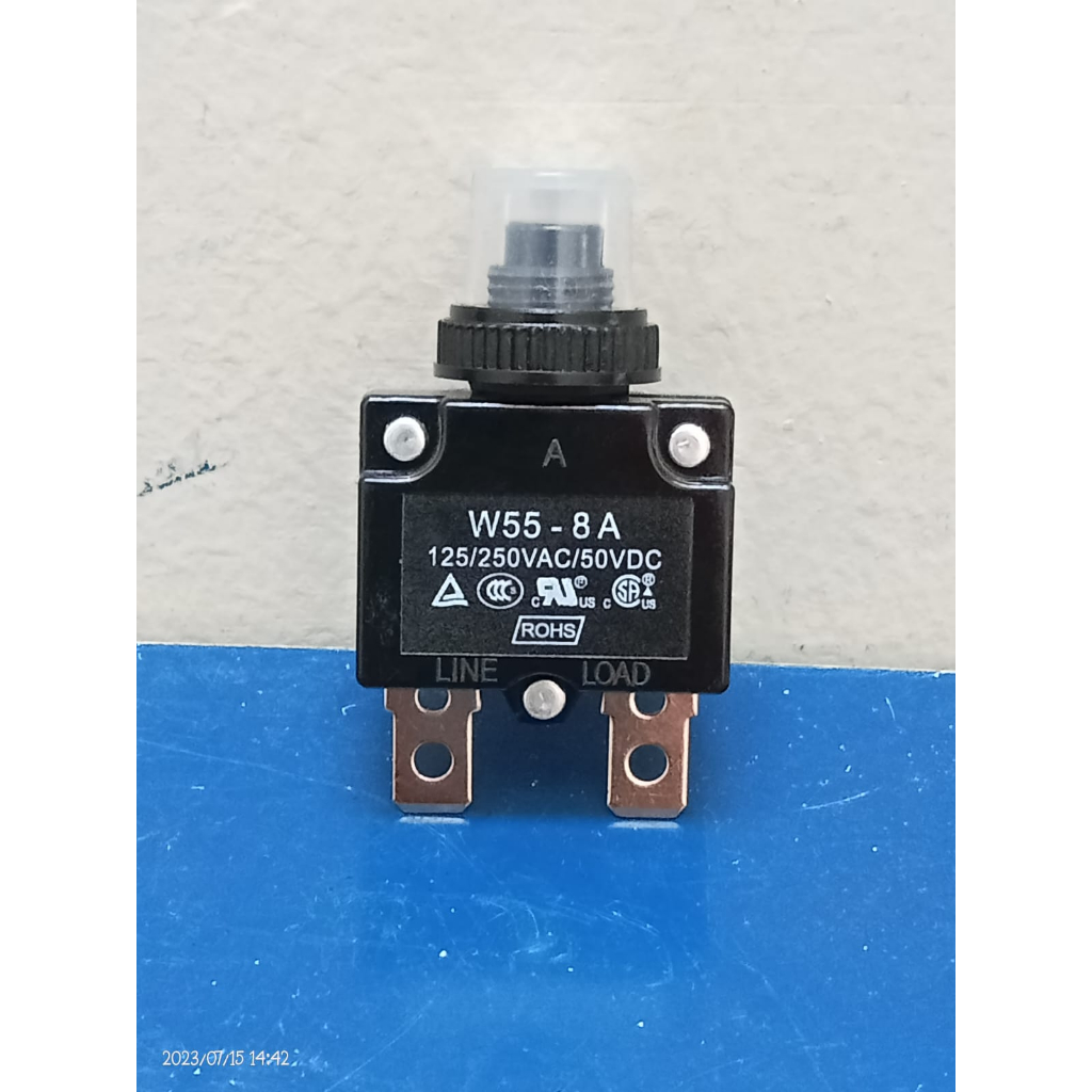 Jual overload pompa air satelit (protector switch / circuit breaker) 8A ...