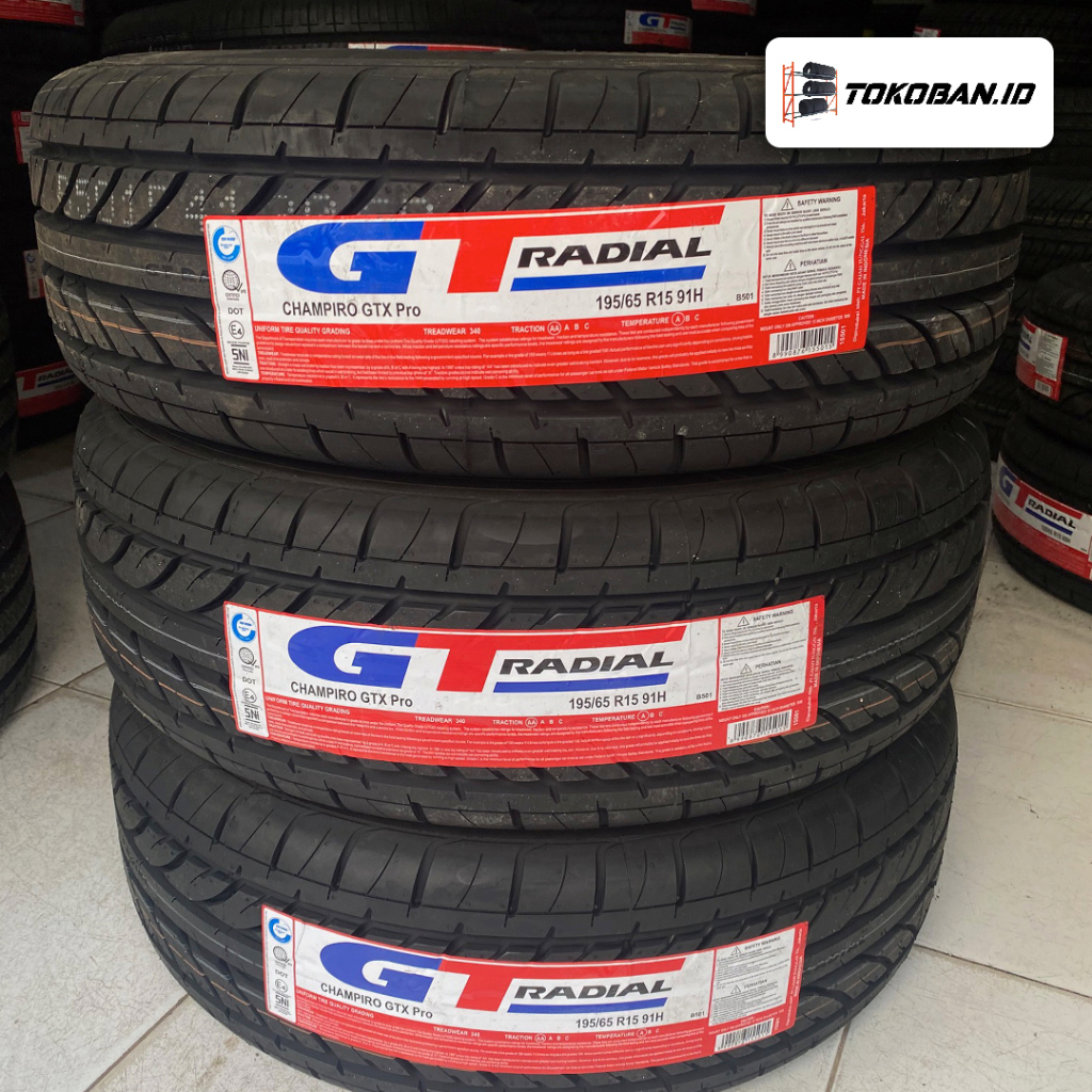 Jual Ban Mobil GT Radial CHAMPIRO GTX PRO 195/65 R15 | Shopee Indonesia
