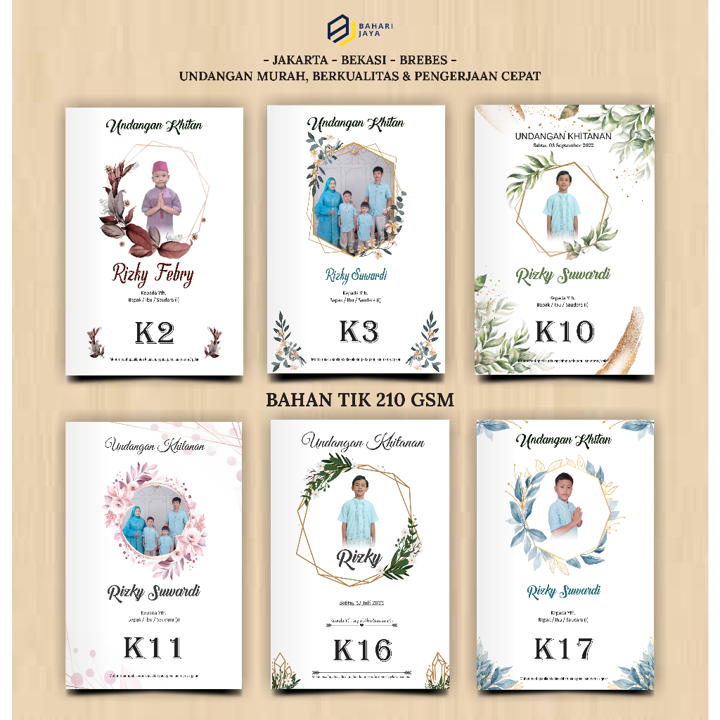 Jual Undangan Khitan terbaru unik harga terjangkau | Shopee Indonesia