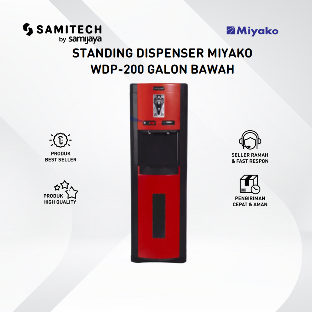 Jual DISPENSER BERDIRI MIYAKO WDP-200H STANDING DISPENSER WDP 200H WDP ...