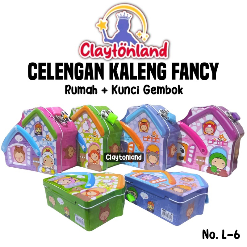 Jual Celengan Kaleng Kunci Ada Gembok Saving Box Tempat Penyimpanan ...