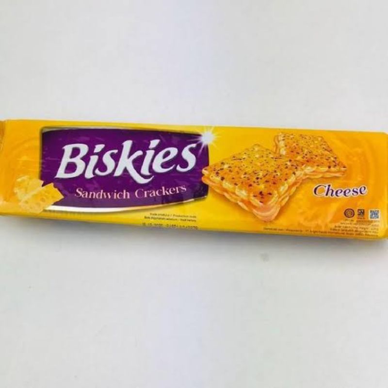 Jual Biskies Sandwich Crackers Biskuit Cheese 96 g | Shopee Indonesia