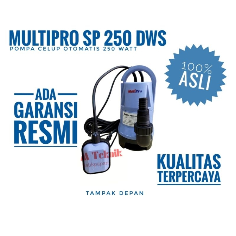 Jual Pompa celup kolam otomatis Multipro SP 250 DWS submersible pump ...