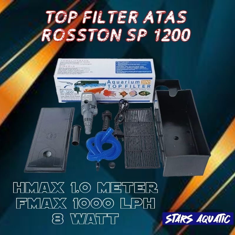 Jual mesin pompa celup TOP FILTER ROSSTON SP 1200 mesin filter power ...