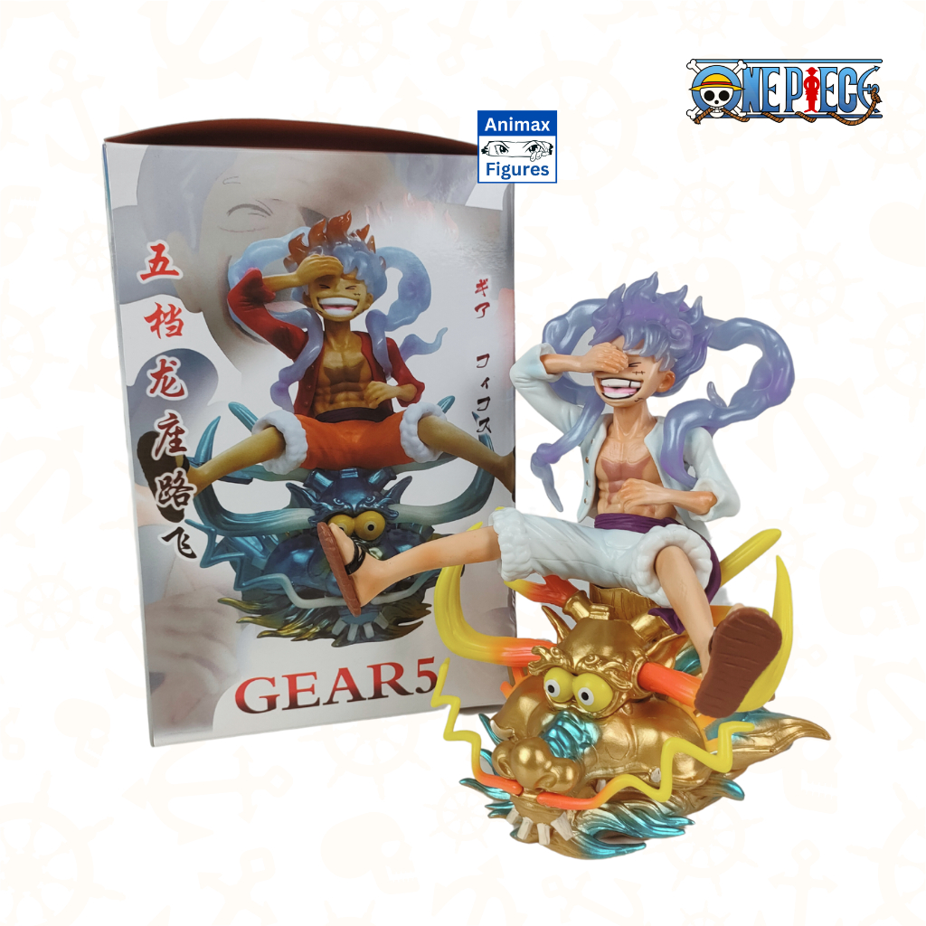 Jual Action Figure One piece Monkey D. Luffy Gear 5 Bahan PVC Tinggi 20 ...