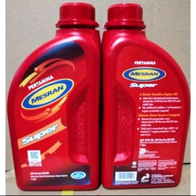Jual Oli Mesran Super 800 ML 1 L Mesran B 1 L | Shopee Indonesia