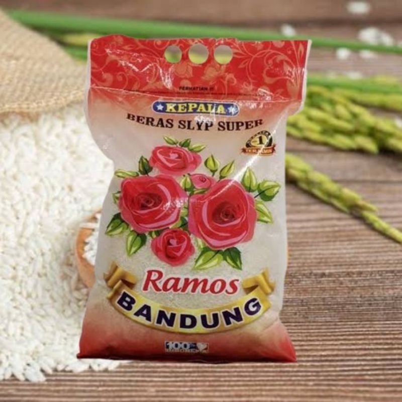 Jual Beras Ramos Bandung 5kg Premium | Shopee Indonesia