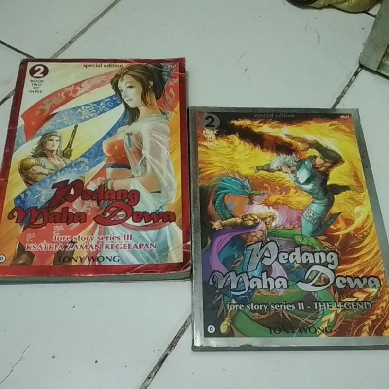 Jual KOMIK PEDANG MAHA DEWA FORESTORY II & III TONY WONG KSATRIA ZAMAN ...