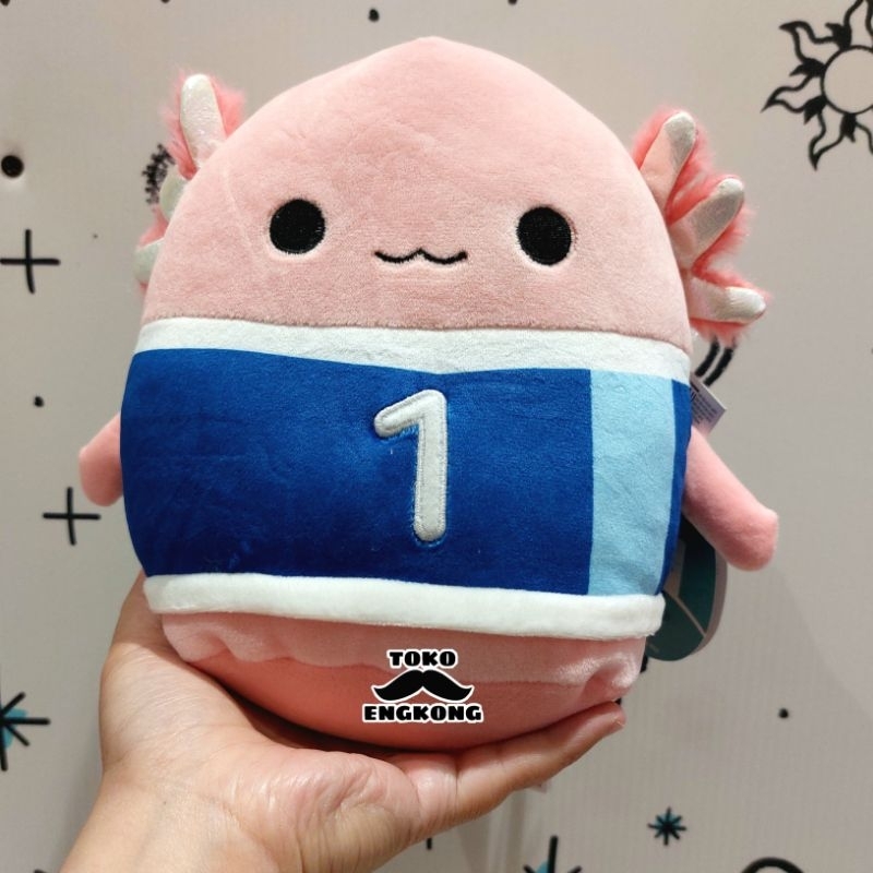 Jual SQUISHMALLOWS ARCHIE THE AXOLOTL FOOTBALL ORIGINAL | Shopee Indonesia
