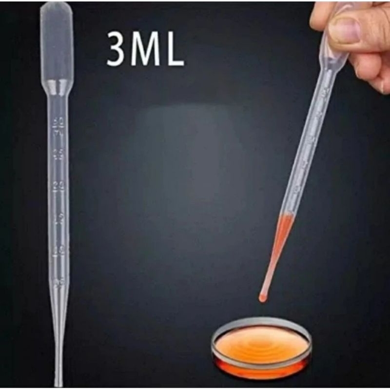 Jual PIPET TETES MAKANAN 3ML / PIPET TETES OBAT MINUMAN | Shopee Indonesia