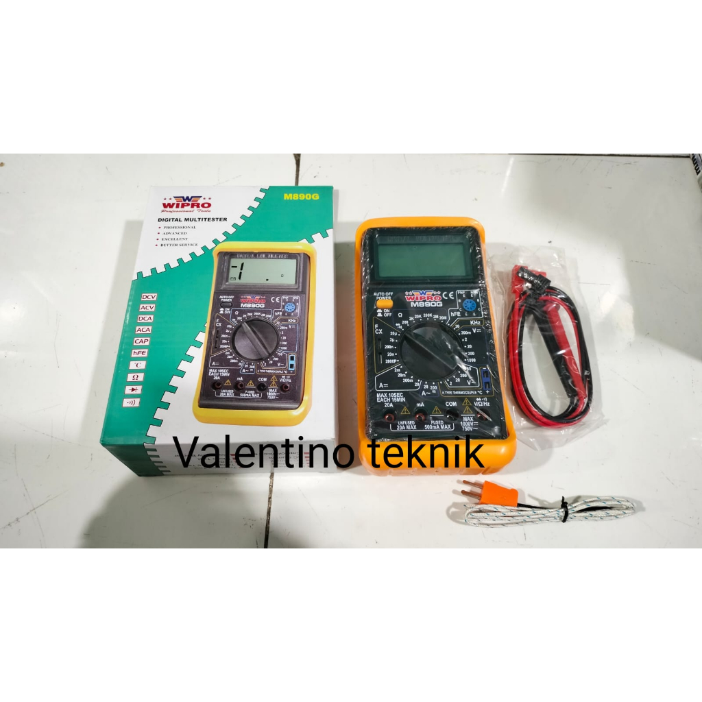 Jual Multitester Digital M890G Wipro Avometer Digital M890G | Shopee ...