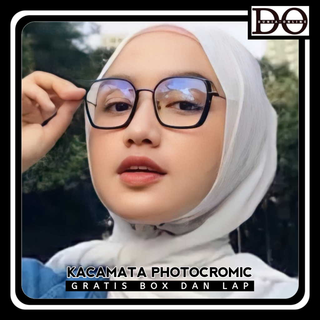 Jual Kacamata Lensa Photocromic untuk Mata Normal frame besar bahan ...