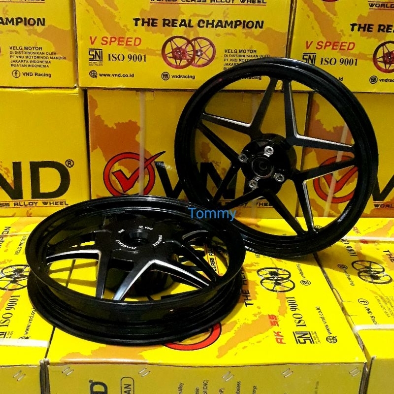 Jual Velg VND V SPEED Vario 110 125 150 160 Beat Scoopy Spacy Genio lebar 185/215-14 | Shopee ...
