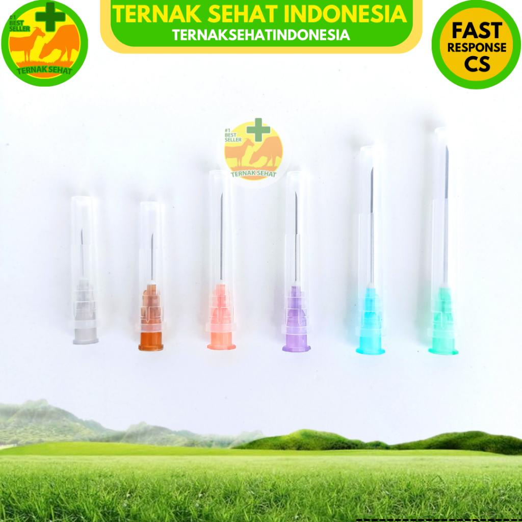 Jual NEEDLE 18G 21G 23G 24G 25G 26G 30G ONEMED 1 Biji - Jarum One Med Suntikan Khusus Tenaga ...
