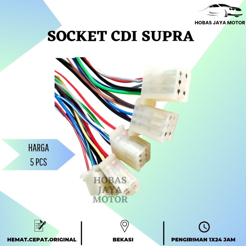 Jual (5 pcs) Socket CDI Supra | Shopee Indonesia