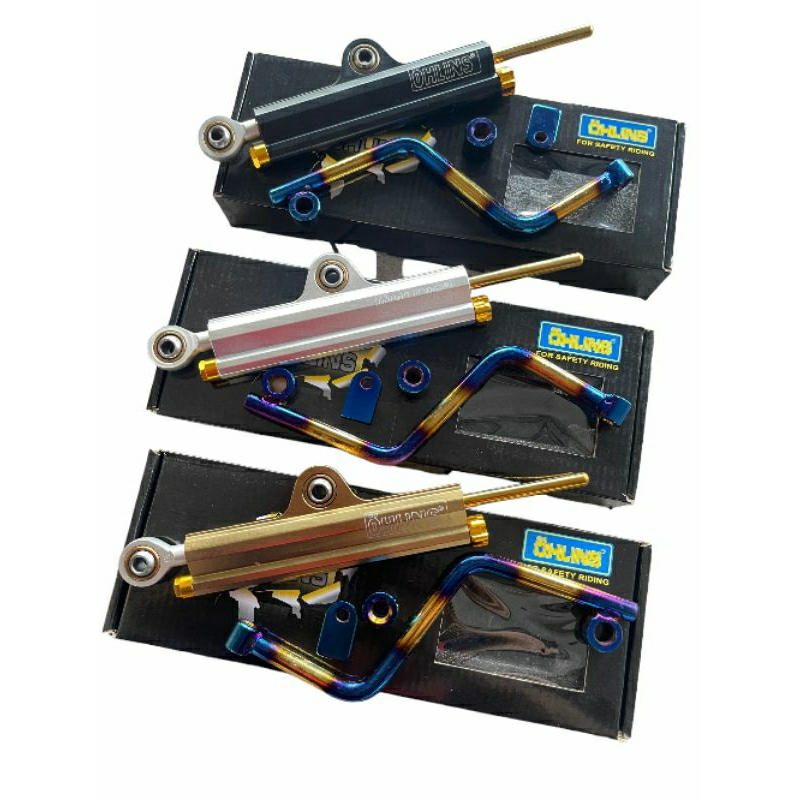 Jual STABILIZER STANG OHLINS STEERING MAGNESIUM PNP NMAX AEROX LEXI MIO ...