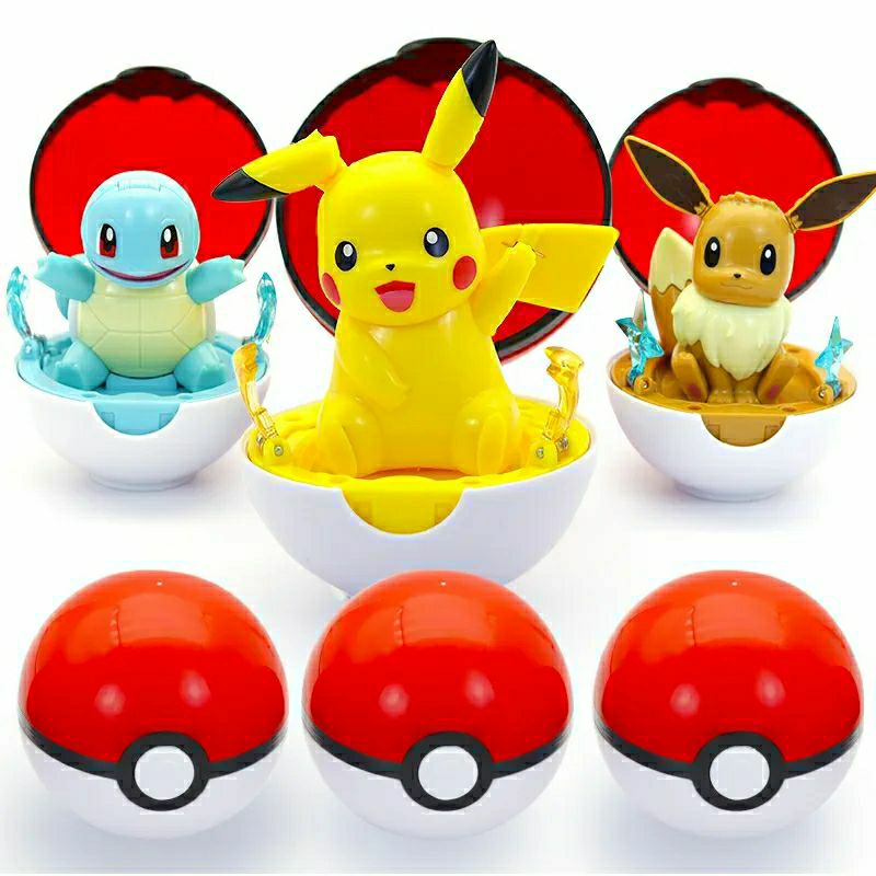 Jual MAINAN POKEMON POKEBALL POKEMON FIGURE DEFORMATION POKEMON ACTION ...