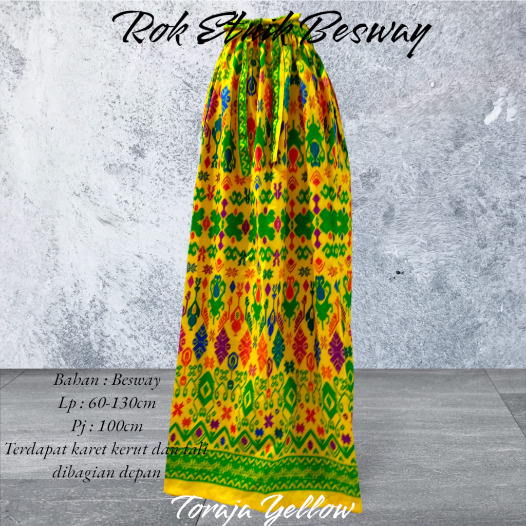 Jual Rok Muslim Etnik Motif Tenun Khas Indonesia - Ks Oleh Oleh Khas ...
