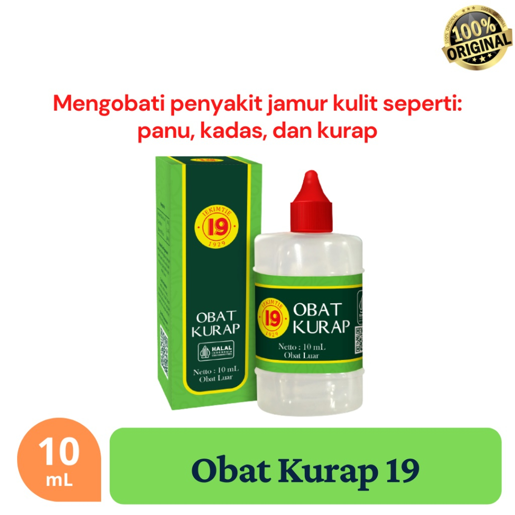 Jual OBAT KURAP 19 IE KIM TIE 10 ML - HALAL Obat Kulit Gatal Alergi ...
