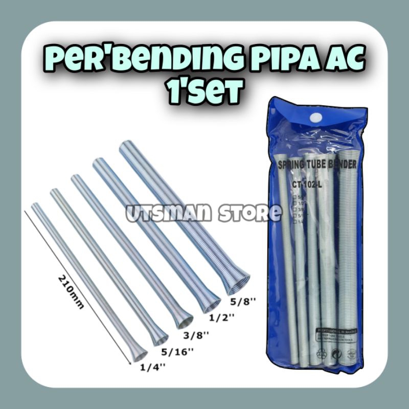 Jual Per Bending Pipa AC satu Set 1/4 - 5/8 / Per Bending Pipa Ac | Shopee Indonesia