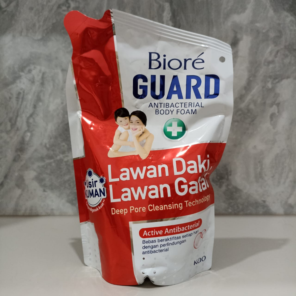 Jual Biore Guard Antibacterial Body Foam Deep Pore Cleansing Active ...