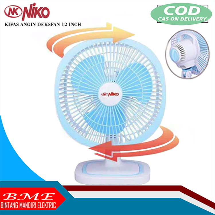 Jual Niko Kipas Angin Meja 12 Inch / Desk Fan NKD 1201 | Shopee Indonesia
