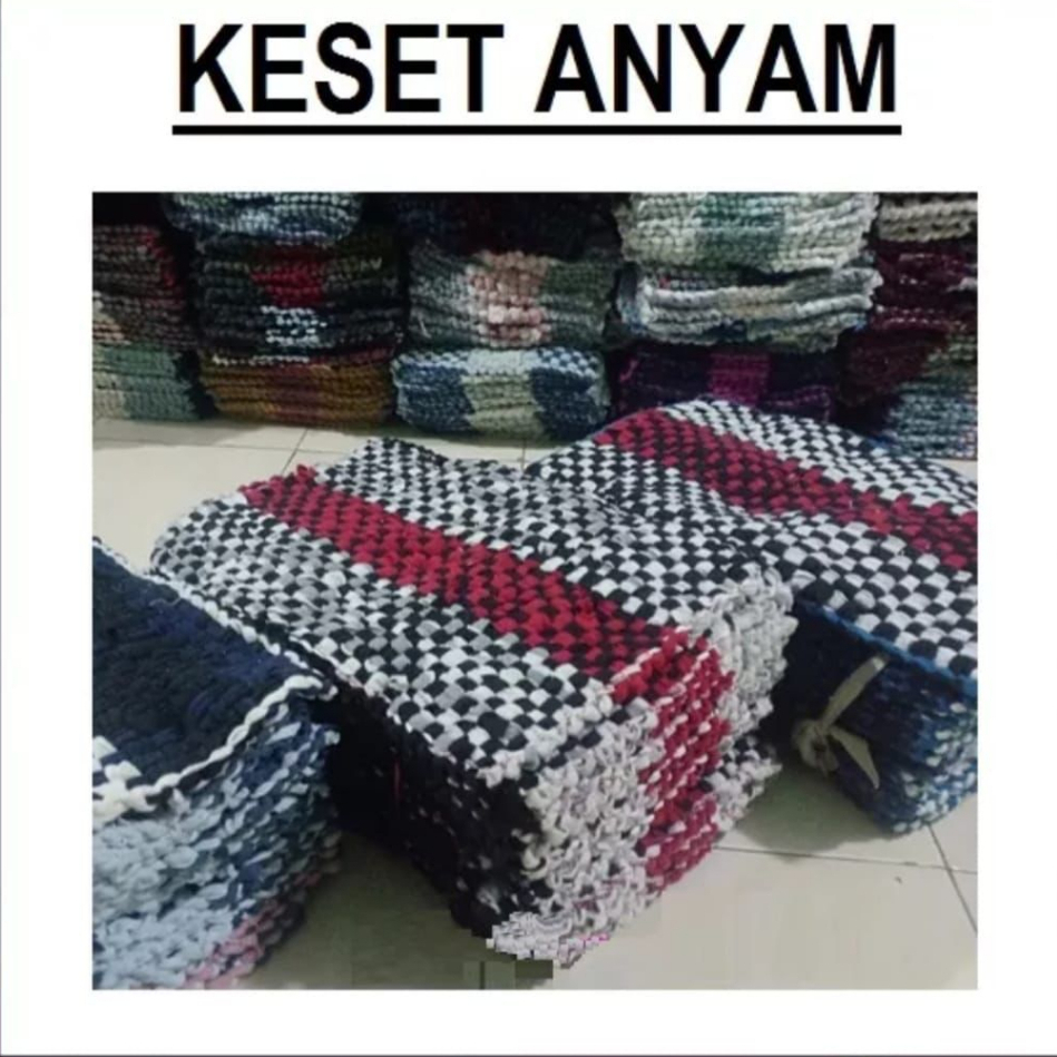 Jual Keset Anyaman / Keset Rajut / Keset Kamar Mandi / Keset Dapur ...