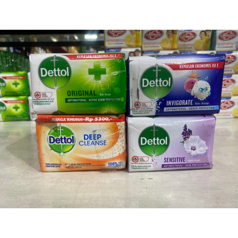 Jual DETTOL sabun batang 100g/105g x 5pcs | Shopee Indonesia