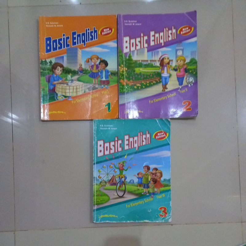 Jual buku Basic English kelas 1,2,3 SD penerbit Yudhistira | Shopee ...