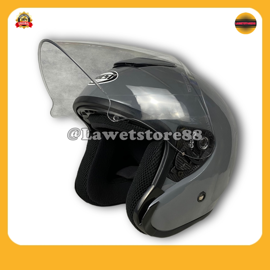 Jual Helm Sepeda Motor Half Face Priest Kyoto Solid Whitte Black Pink ...