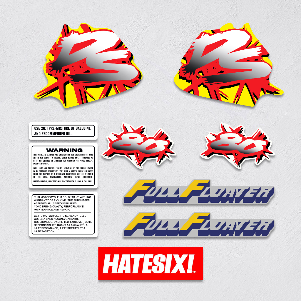 Jual Sticker Decal Suzuki DS 80 1995 hatesix | Shopee Indonesia