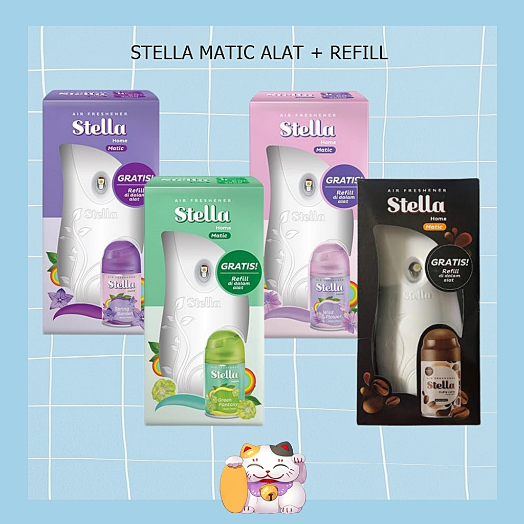 Jual Stella Matic ALAT Gratis Refill 225ml / Stella Pengharum Ruangan ...