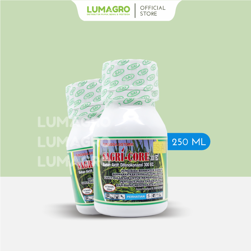 Jual Fungisida Sagri Core 300EC 250ml Difenokonazol Pengendali Bercak ...